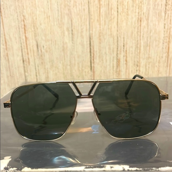 Manhattan | Accessories | Goldrimmed Sunglasses Aviator Style Lens ...